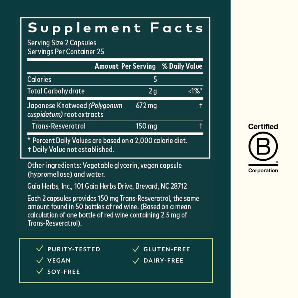 supports heart health with resveratrol