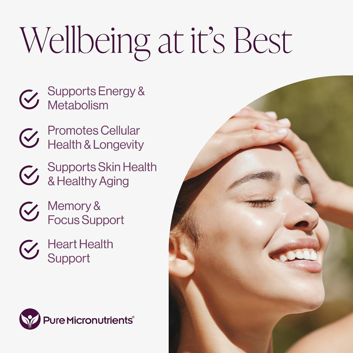 Supports heart health with resveratrol