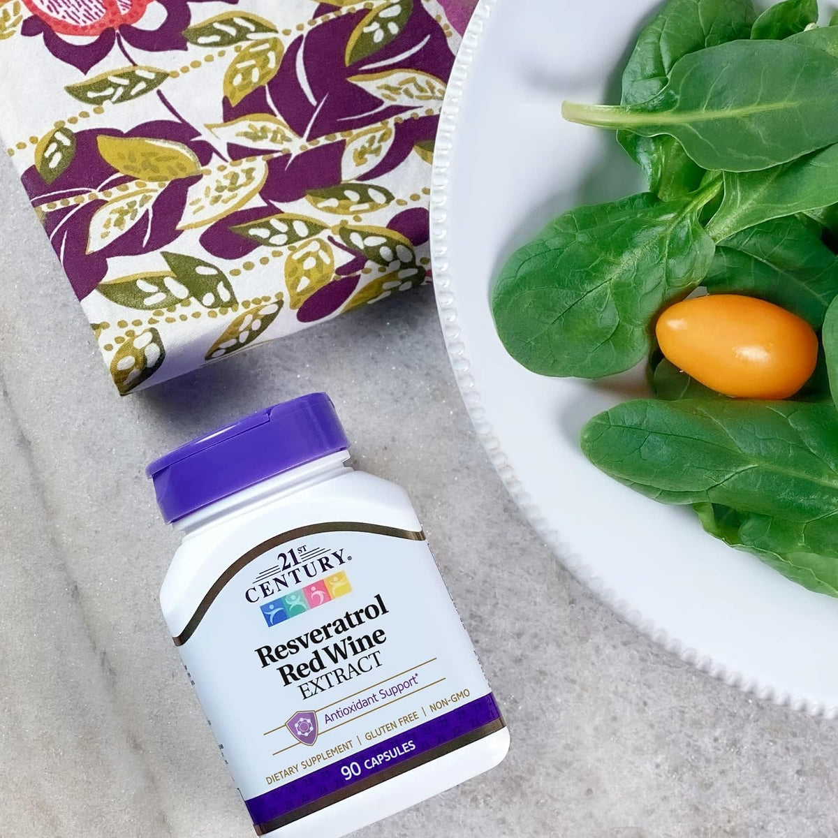 supports heart health with resveratrol