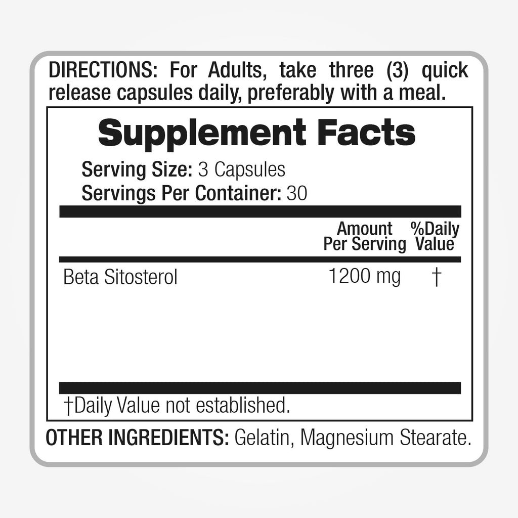 supports heart health with sitosterol