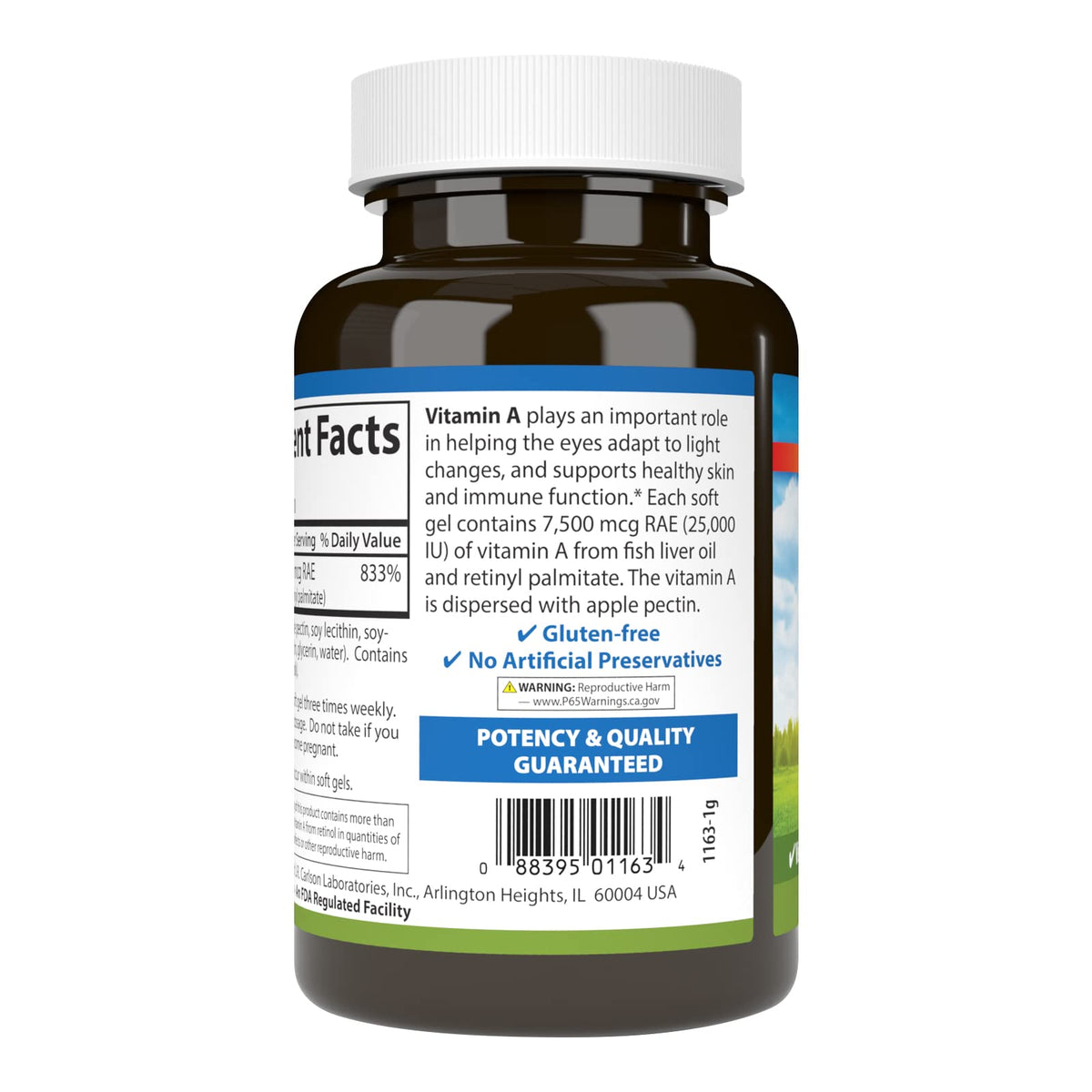 Supports immune function vitamin A