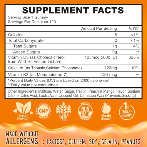 Supports immune function with Vitamin D3