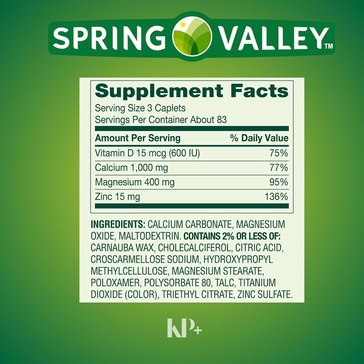 supports immune function with vitamin D3