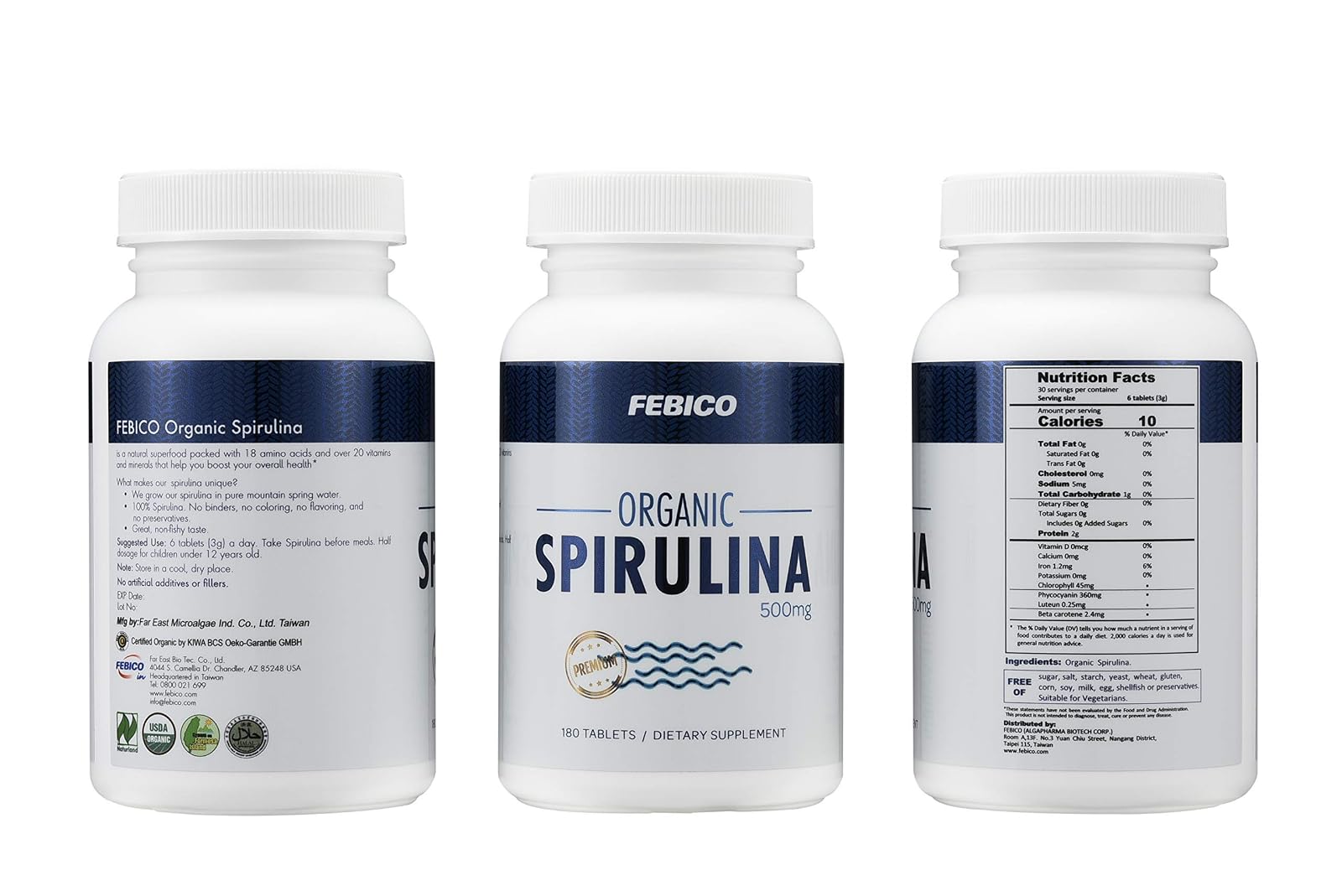 Supports immune health spirulina