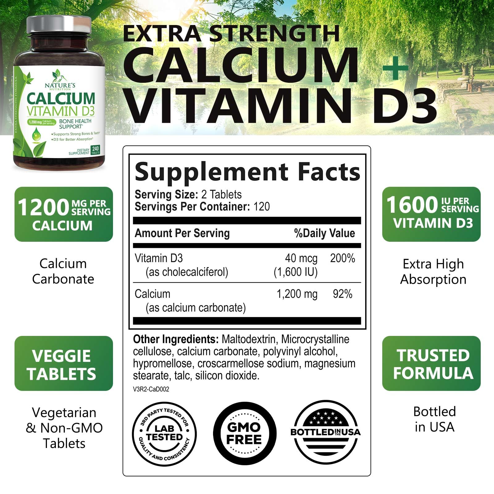 supports immune health with calcium