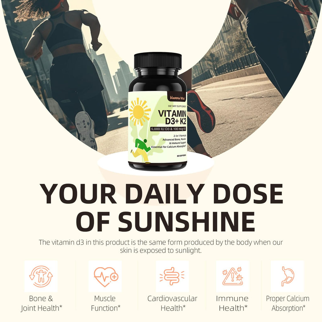 Supports immune health with D3 K2