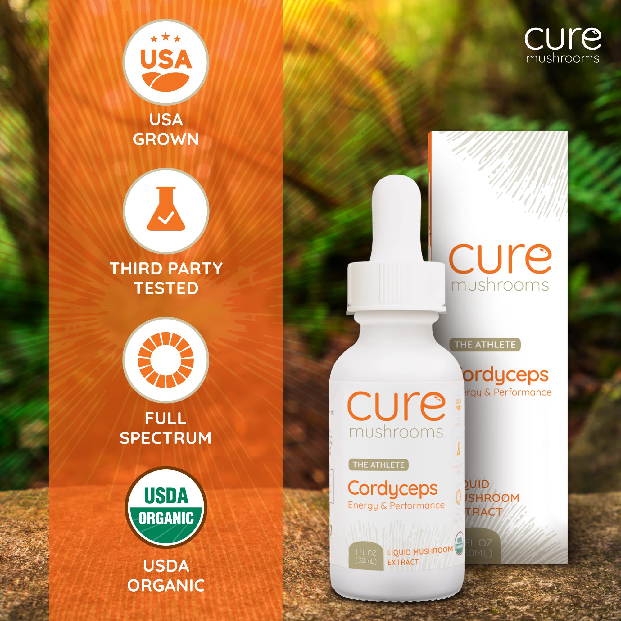 supports immune health with mushrooms