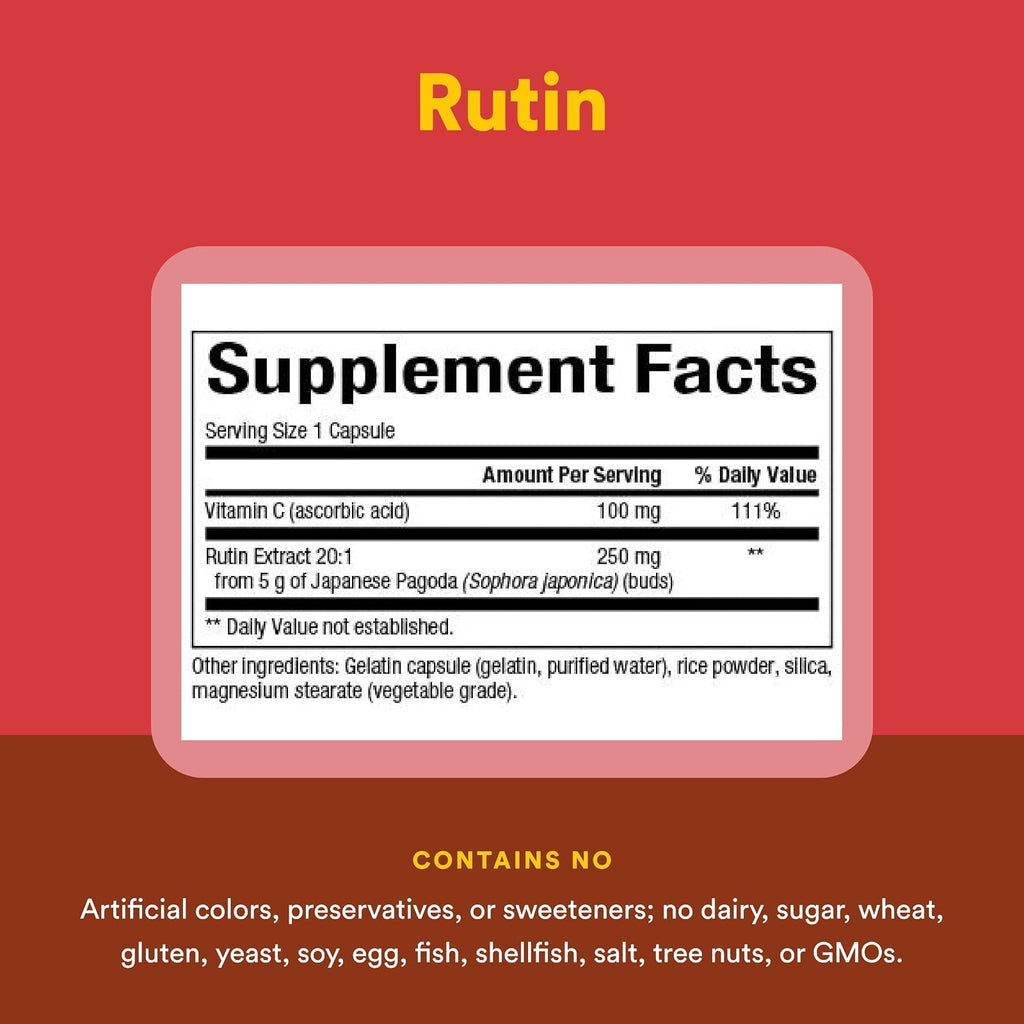 Supports immune health with Rutin