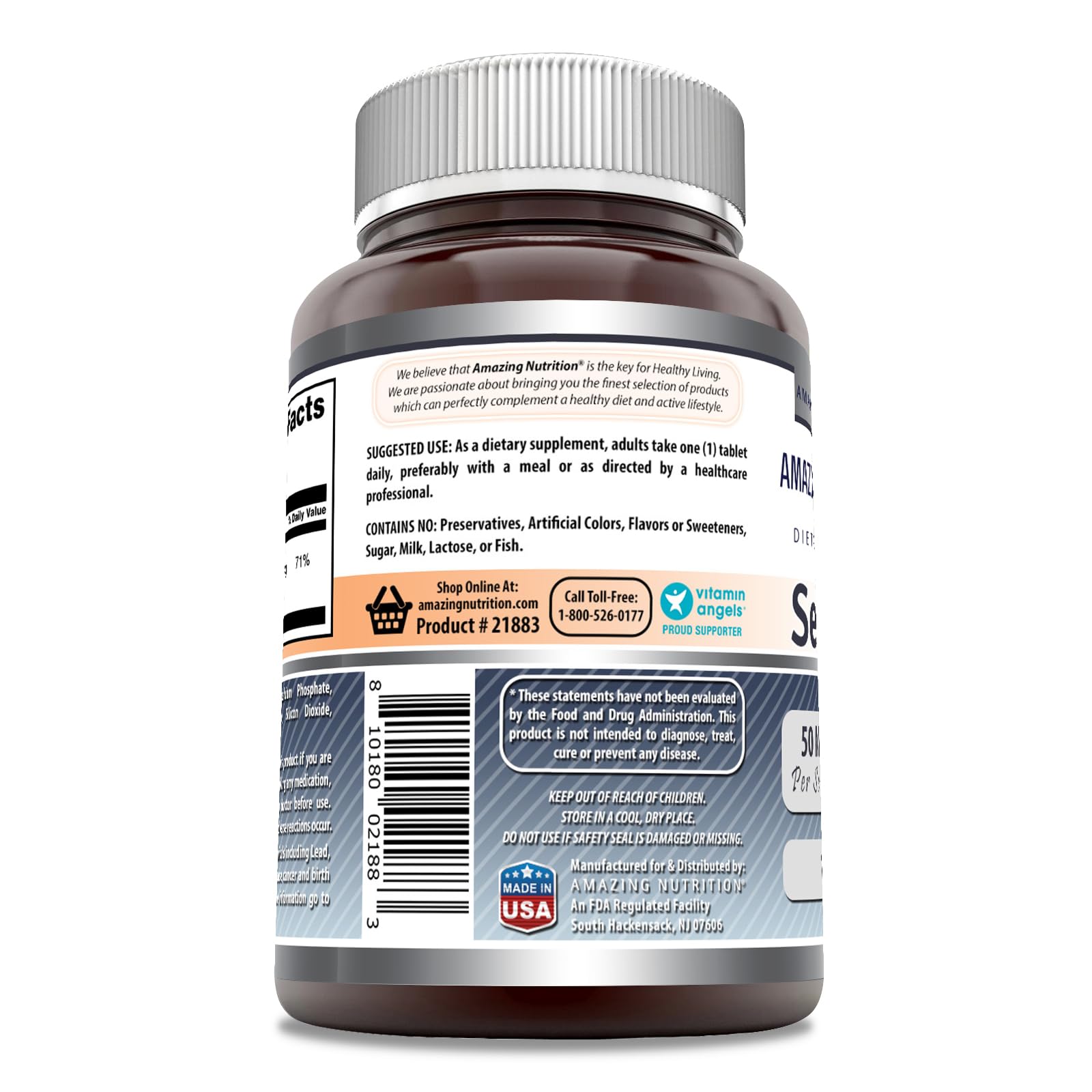 Supports immune health with selenium