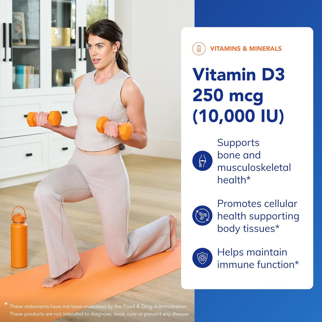 Supports immune health with Vitamin D
