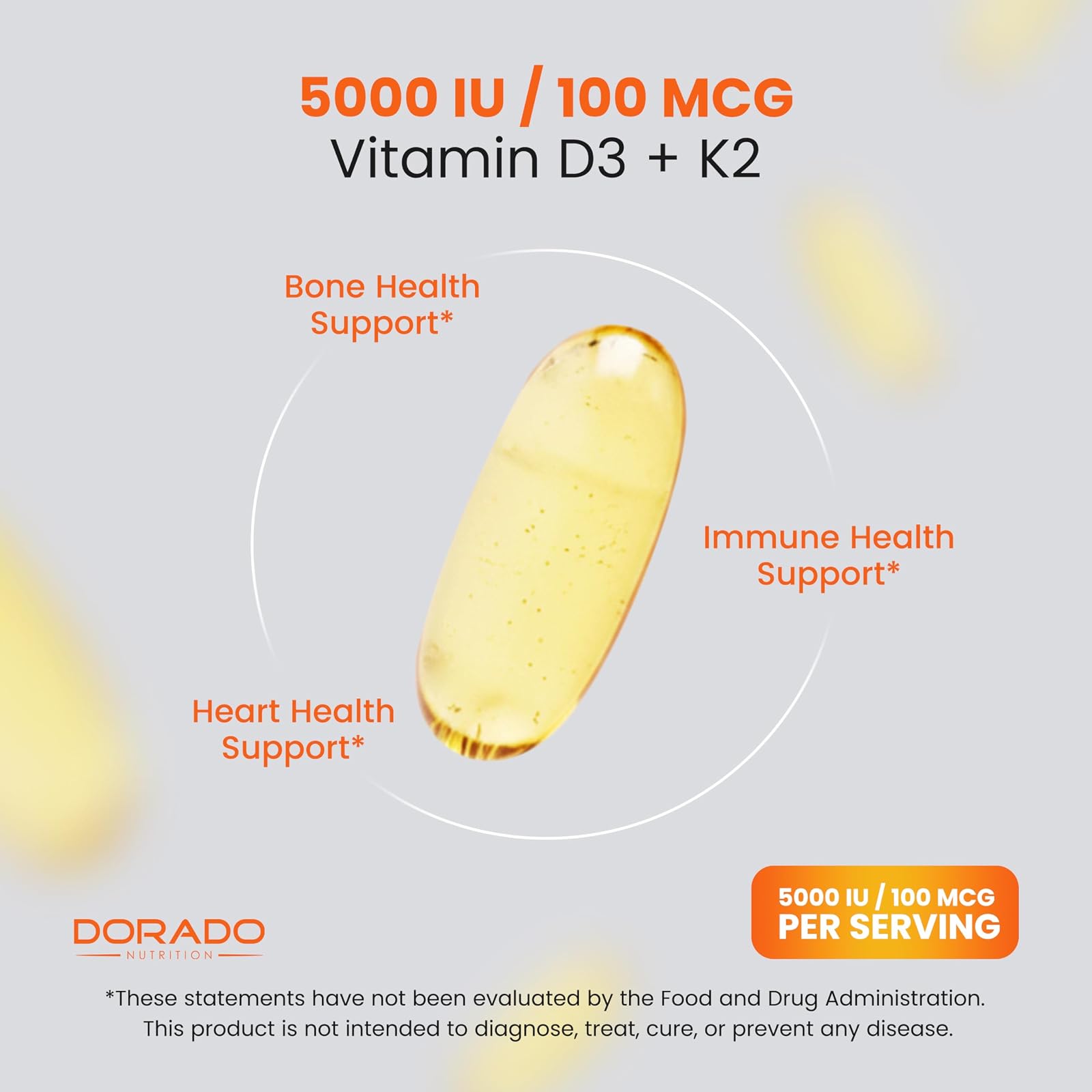 Supports immune health with Vitamin D