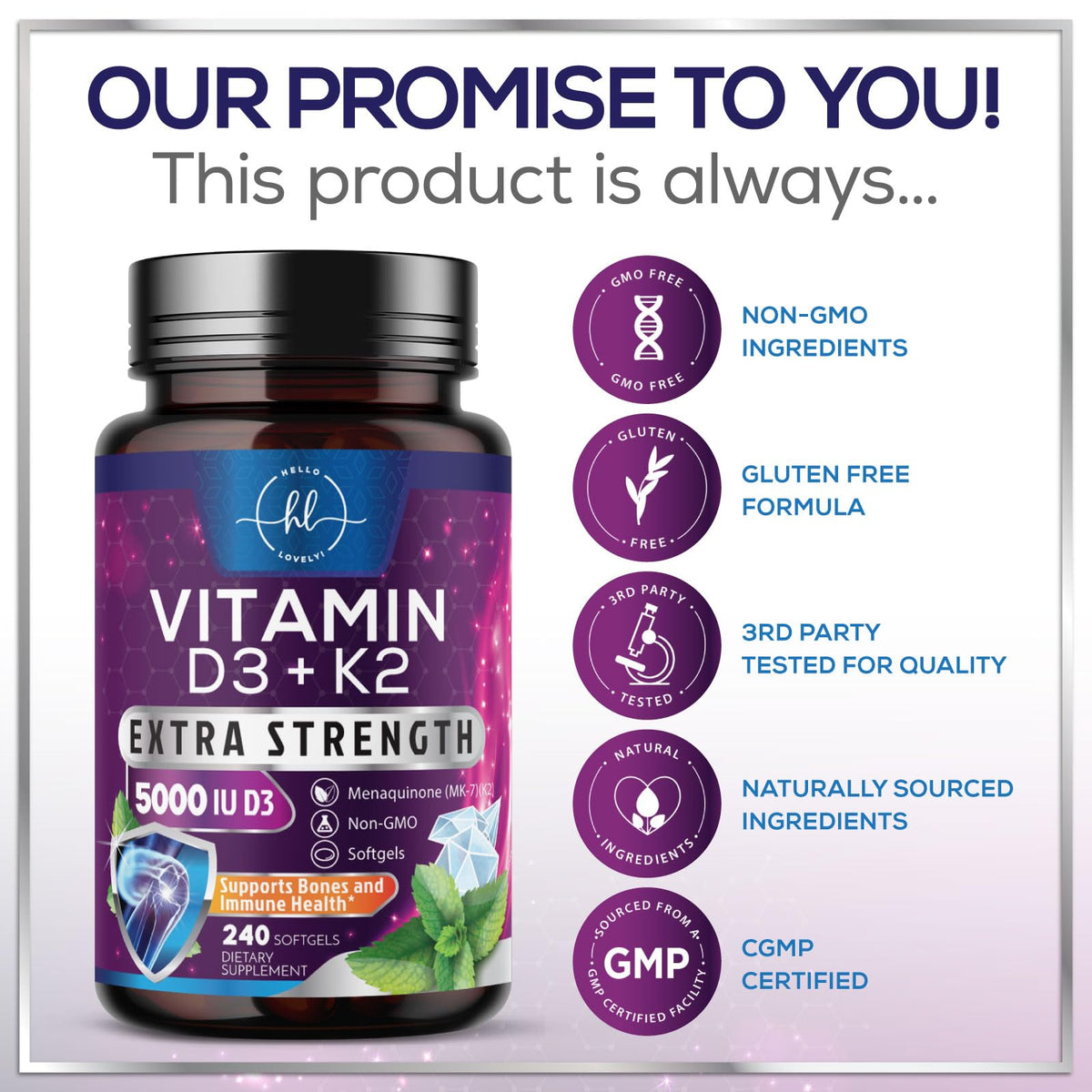supports immune health with vitamin d