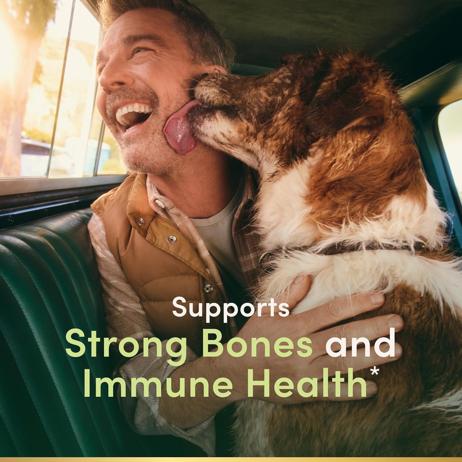 Supports immune health with vitamin D