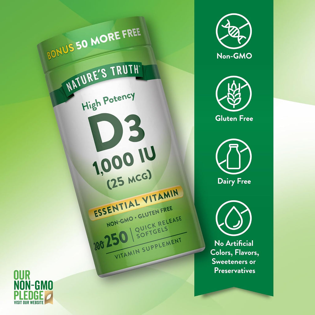 Supports immune health with Vitamin D