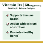 Supports immune health with vitamin D