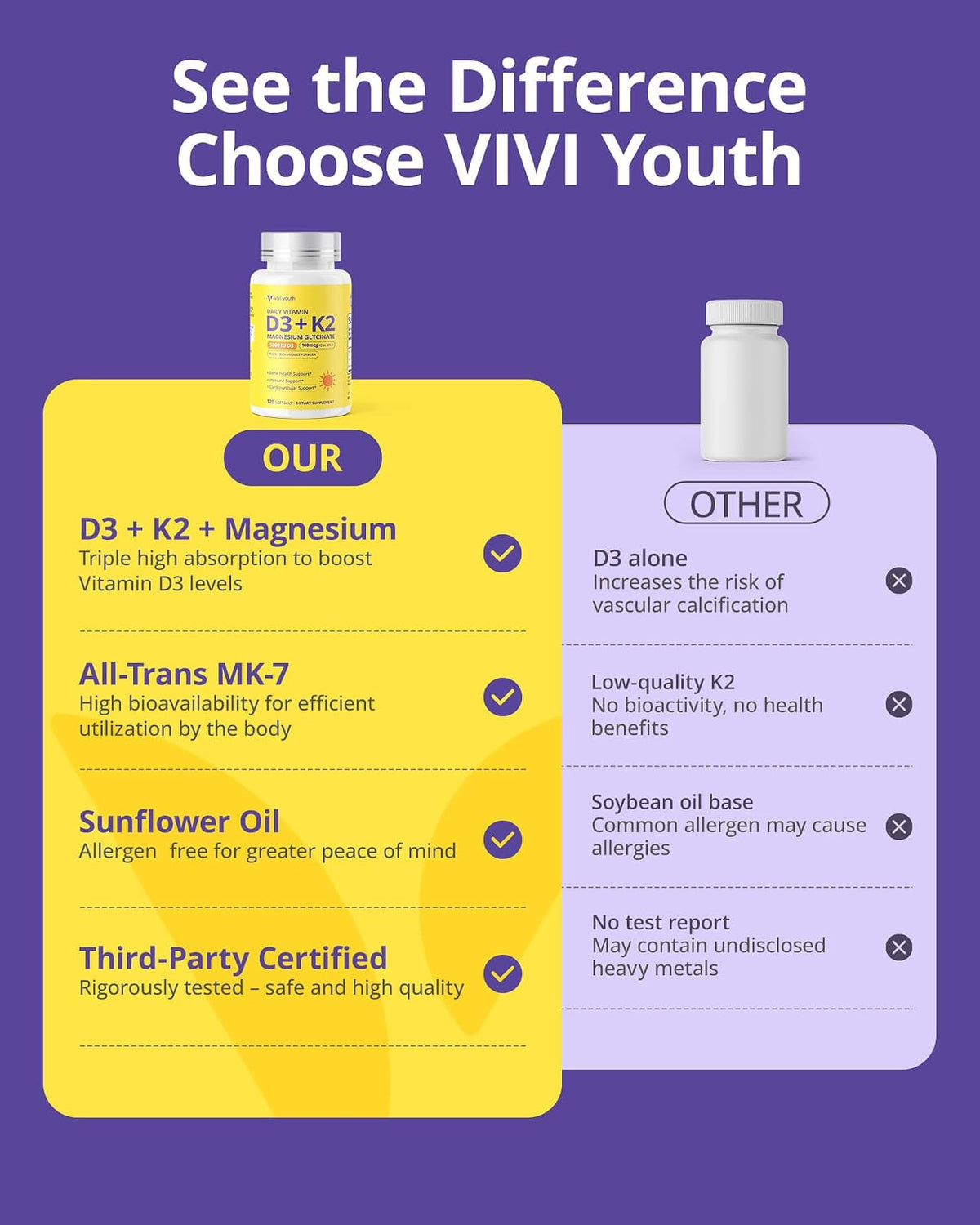 Supports immune health with Vitamin D