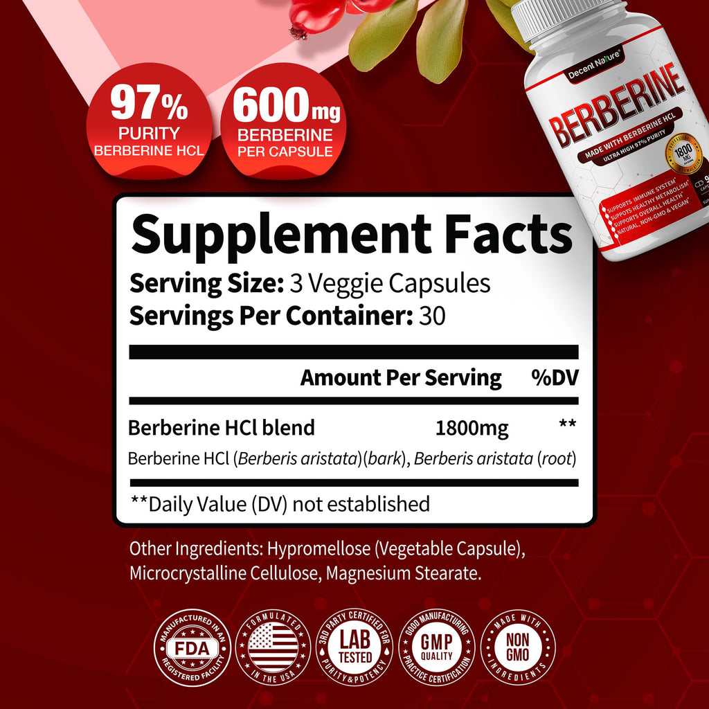 Supports Immune System with Berberine