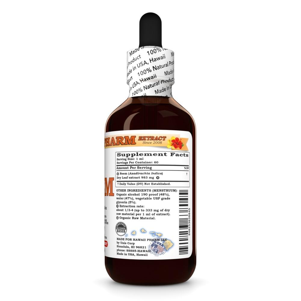 supports liver function with neem