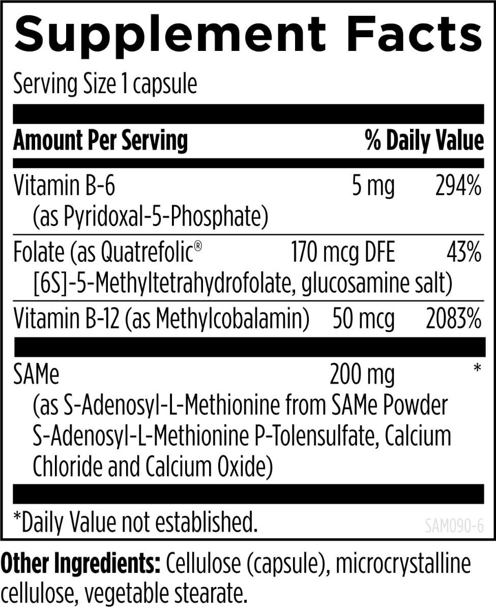 Supports liver health with S-Adenosylmethionine
