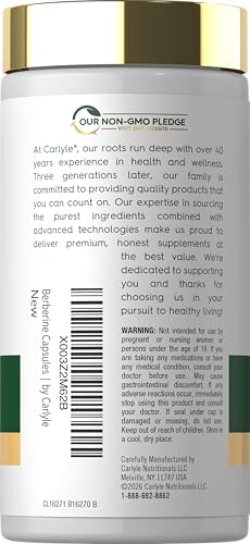 Supports metabolic health with berberine