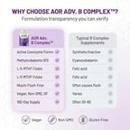 supports metabolism with B vitamins