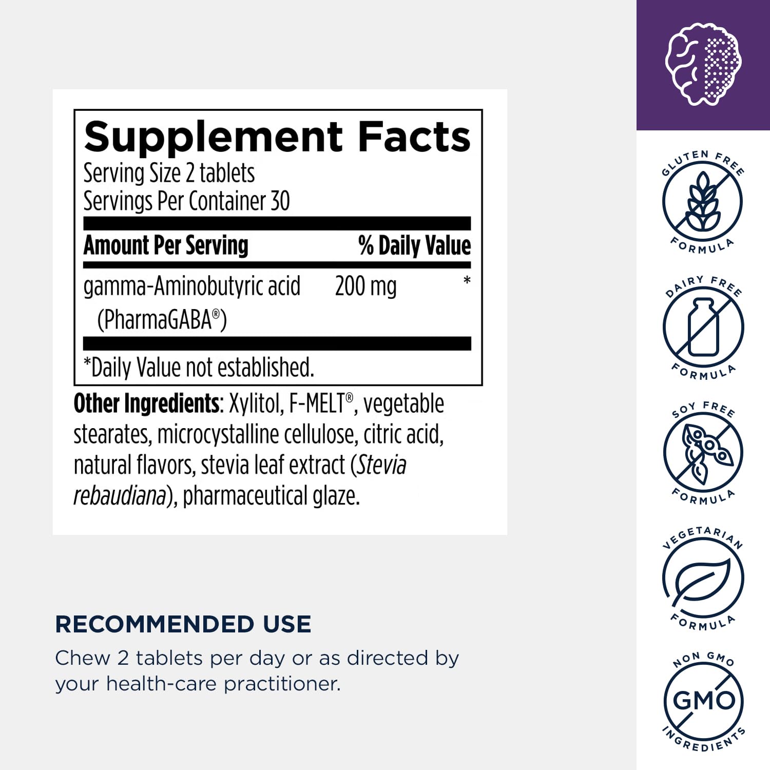 Supports mood with PharmaGABA tablets