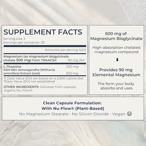 Supports muscle function Magnesium Bisglycinate