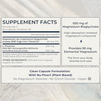 Supports muscle function Magnesium Bisglycinate