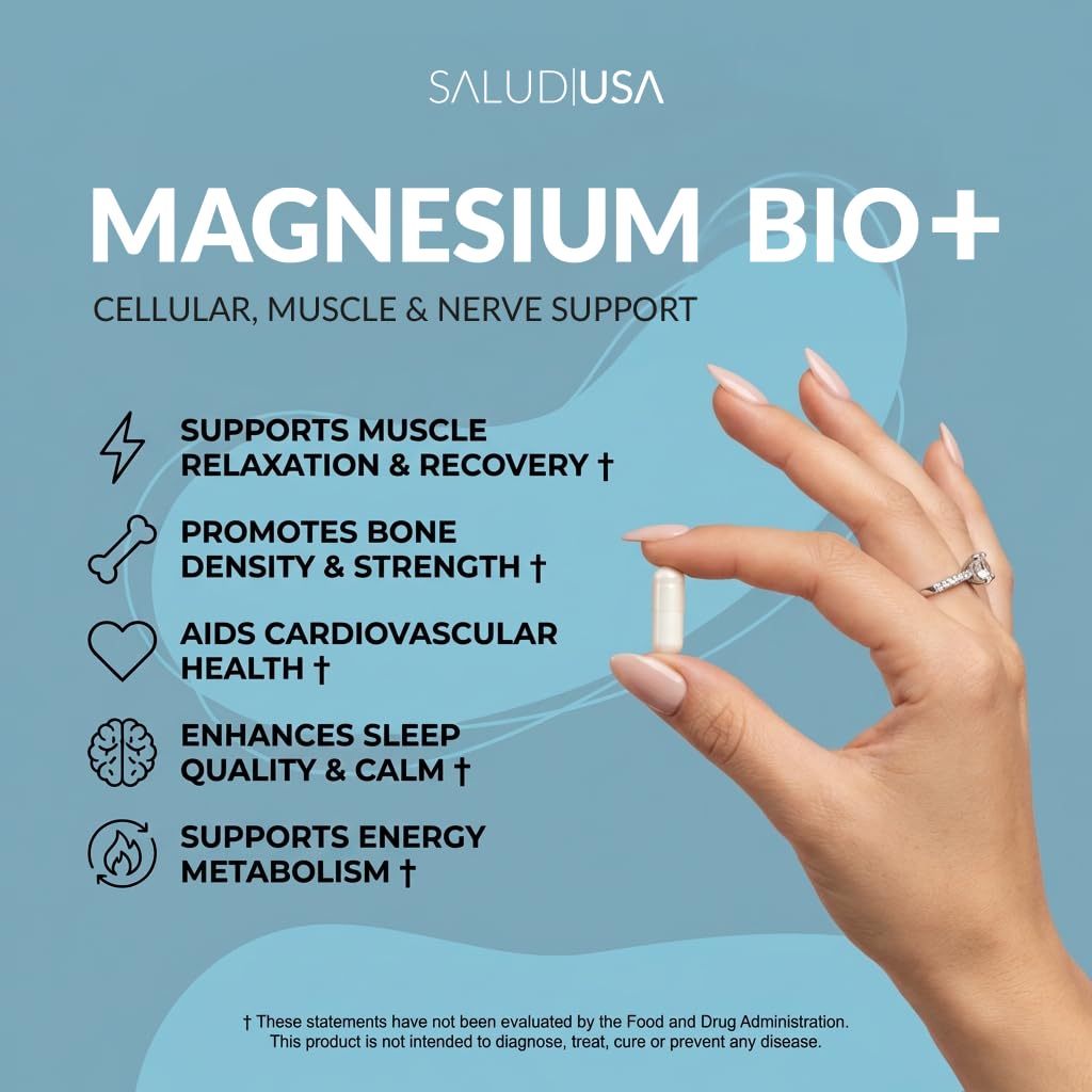 Supports muscle function with magnesium