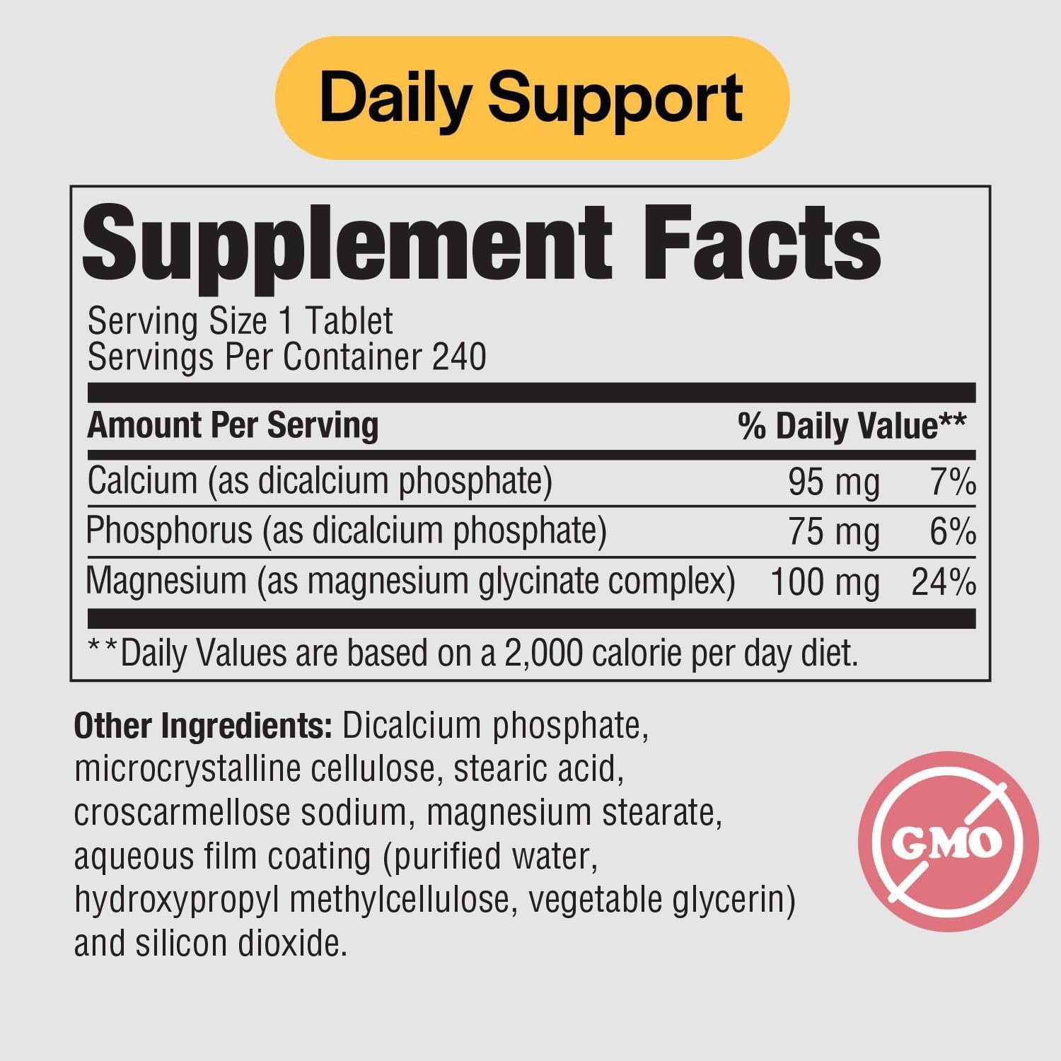 supports muscle function with magnesium