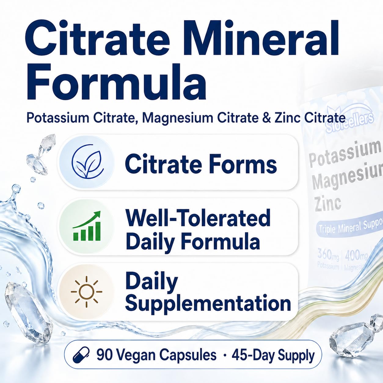 Supports muscle function with potassium