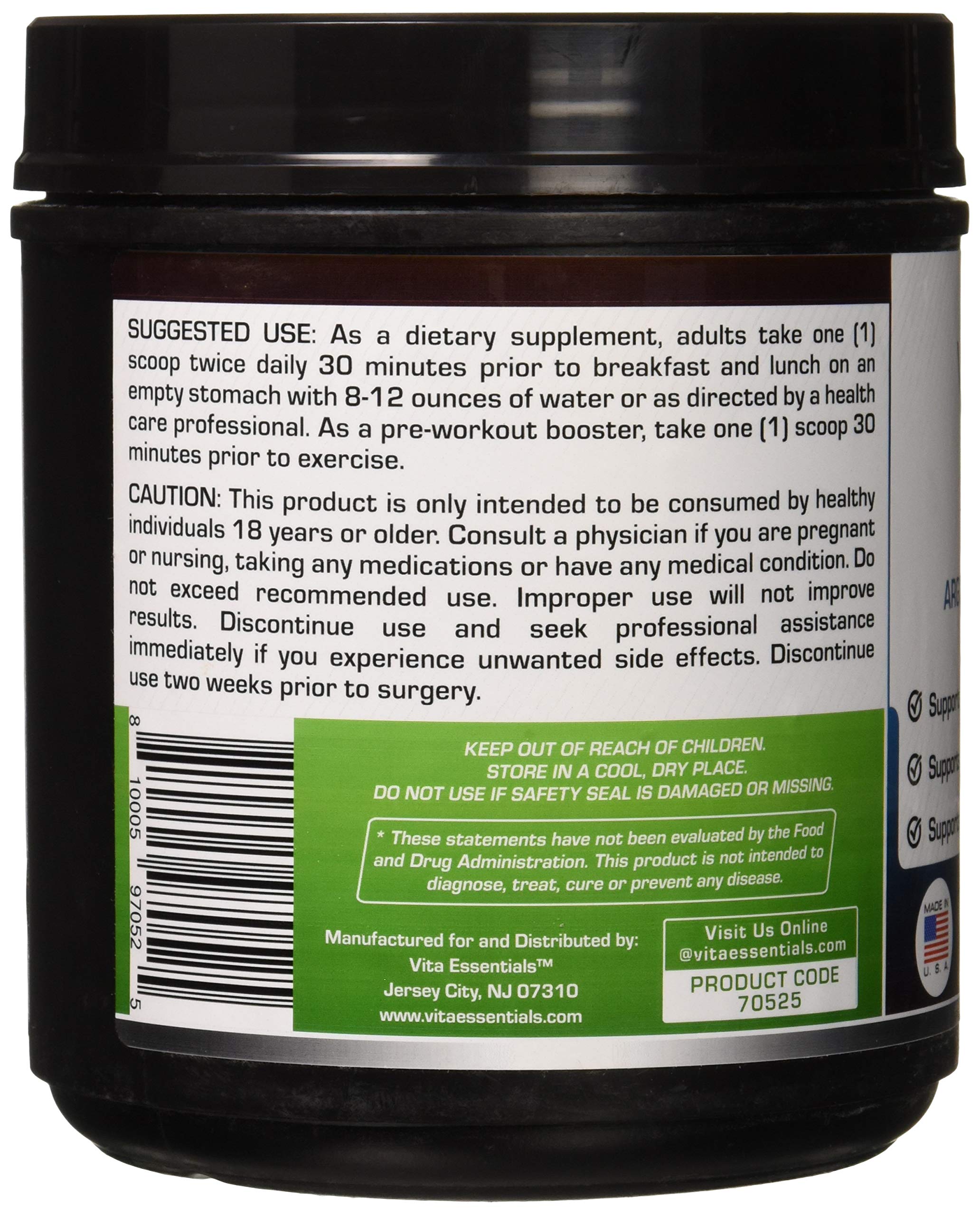 Supports muscle recovery with Alpha-Ketoglutarate
