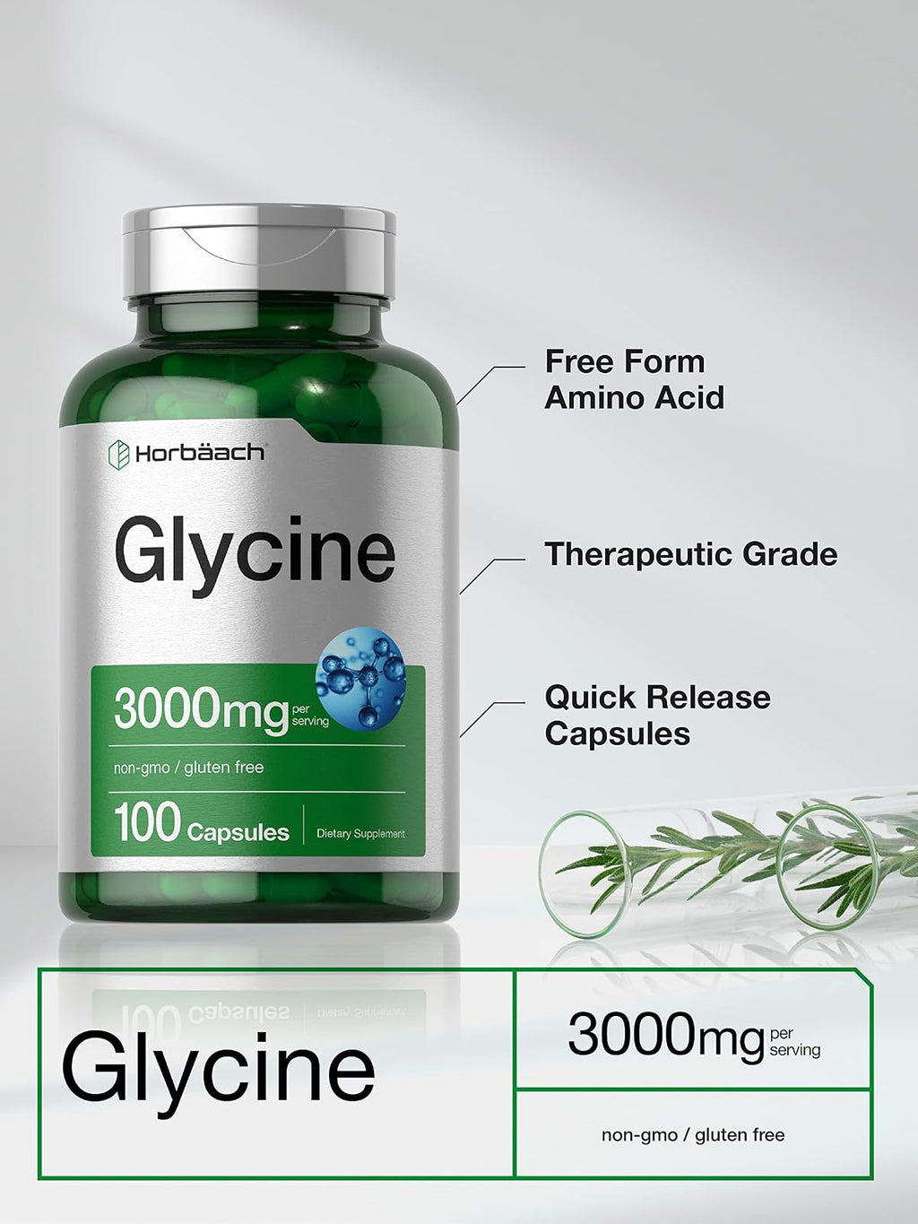 Supports muscle recovery with Glycine