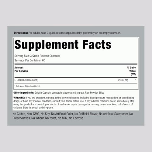 Supports muscle recovery with L-Citrulline