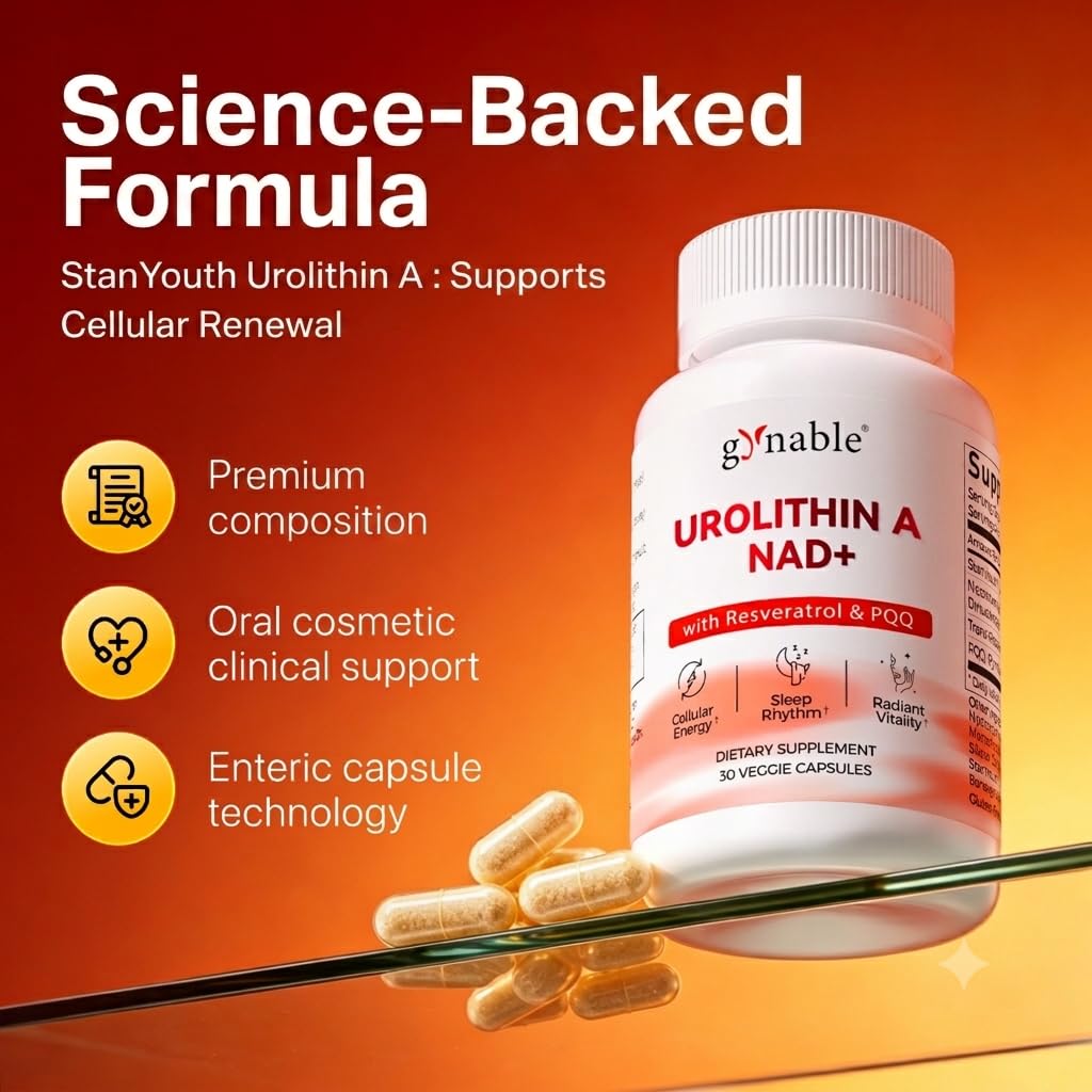 Supports muscle recovery with Urolithin A