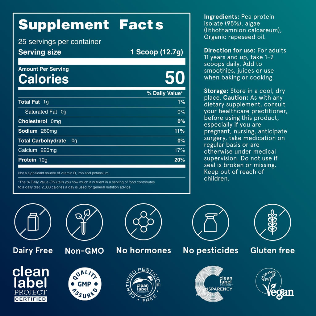 supports muscle recovery with vegan protein