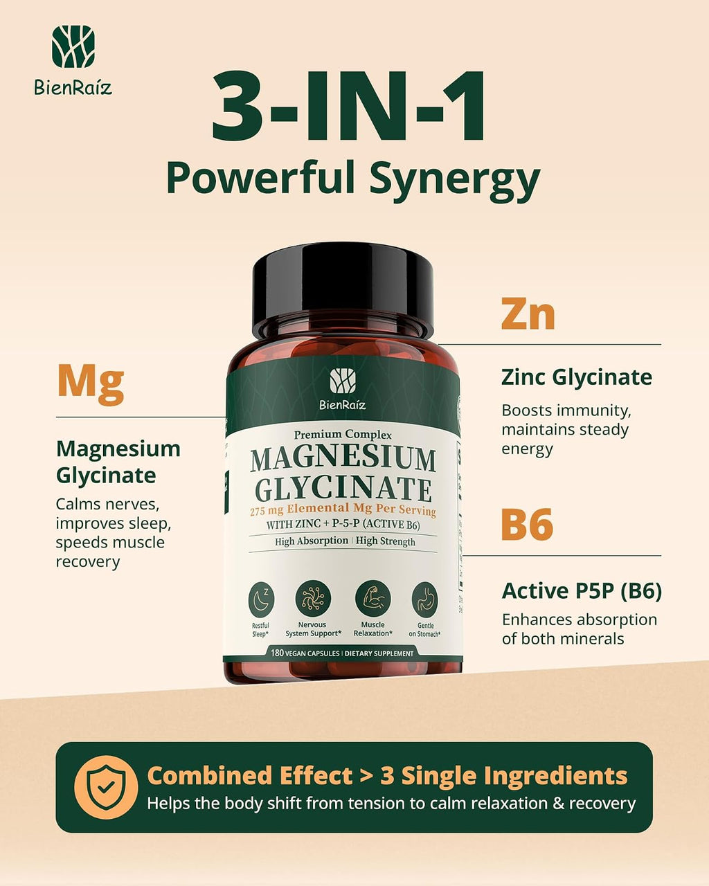 Supports muscle relaxation magnesium