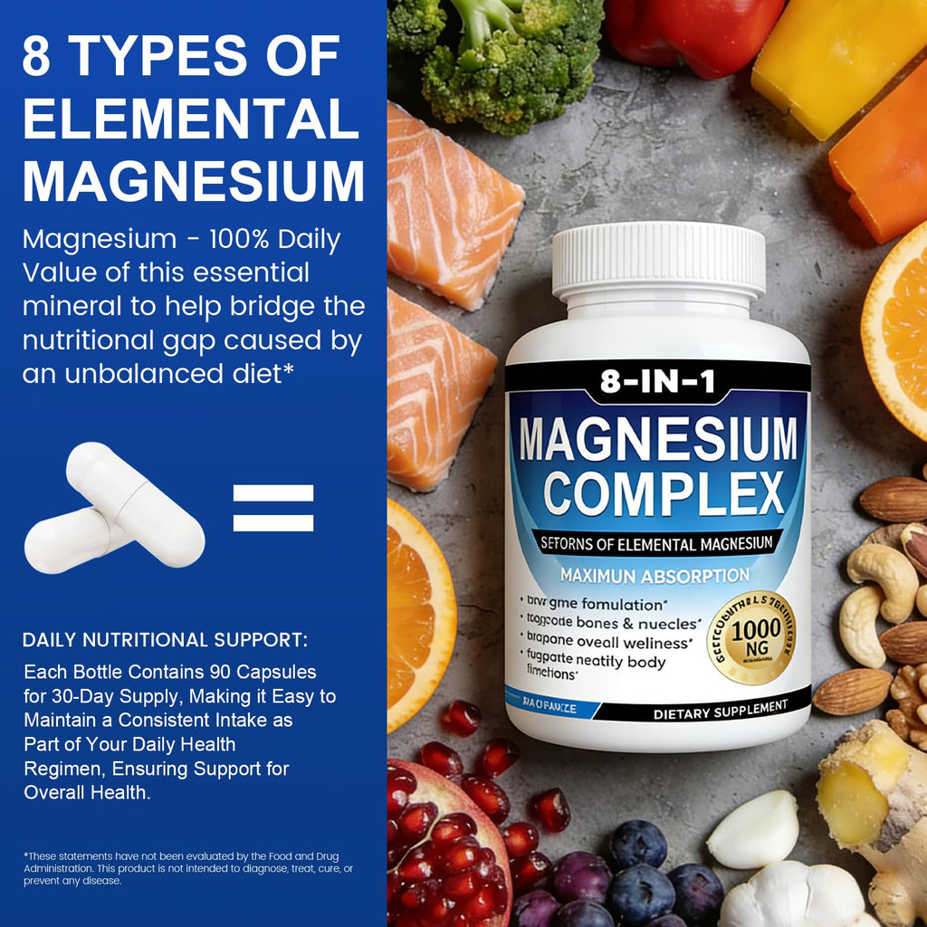 Supports muscle relaxation magnesium