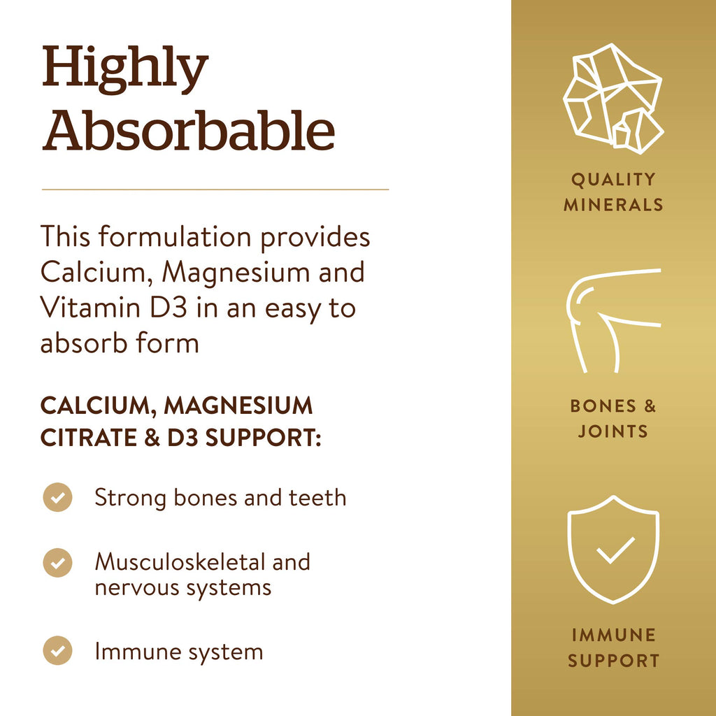 Supports nerve function with calcium
