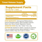Supports nerve health with B12