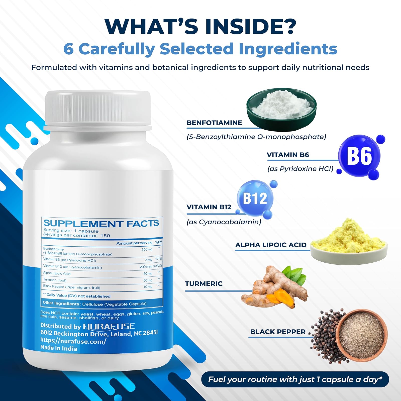 supports nerve health with benfotiamine