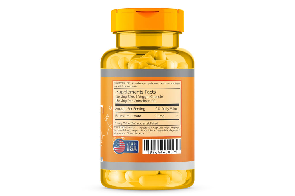 Supports normal pH with potassium