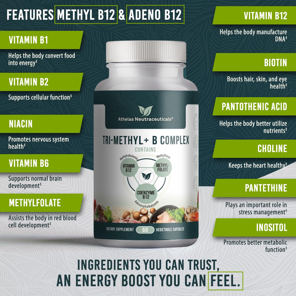 supports overall health vitamin b complex