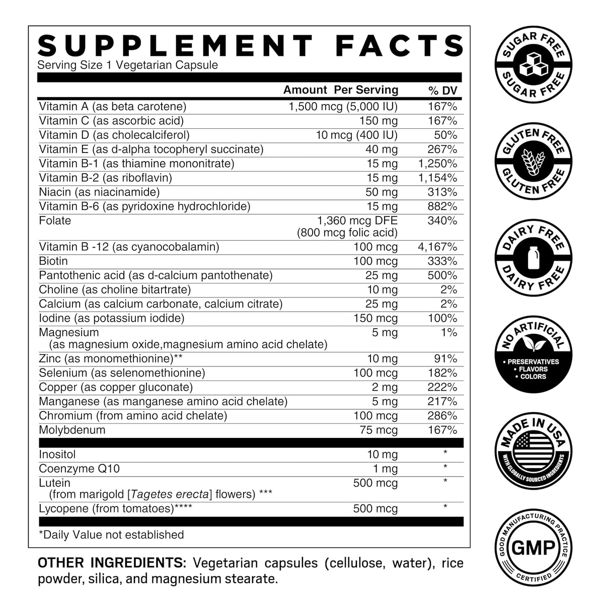 Supports overall men's health