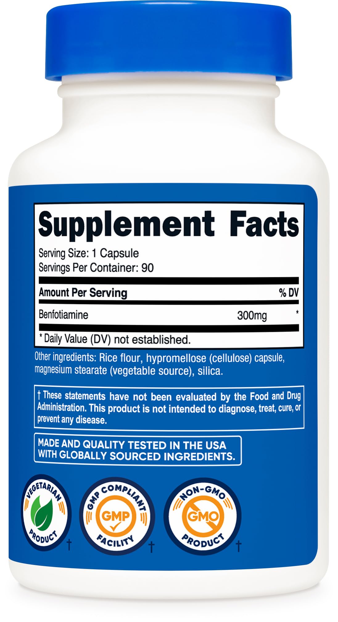 supports overall wellness with Benfotiamine