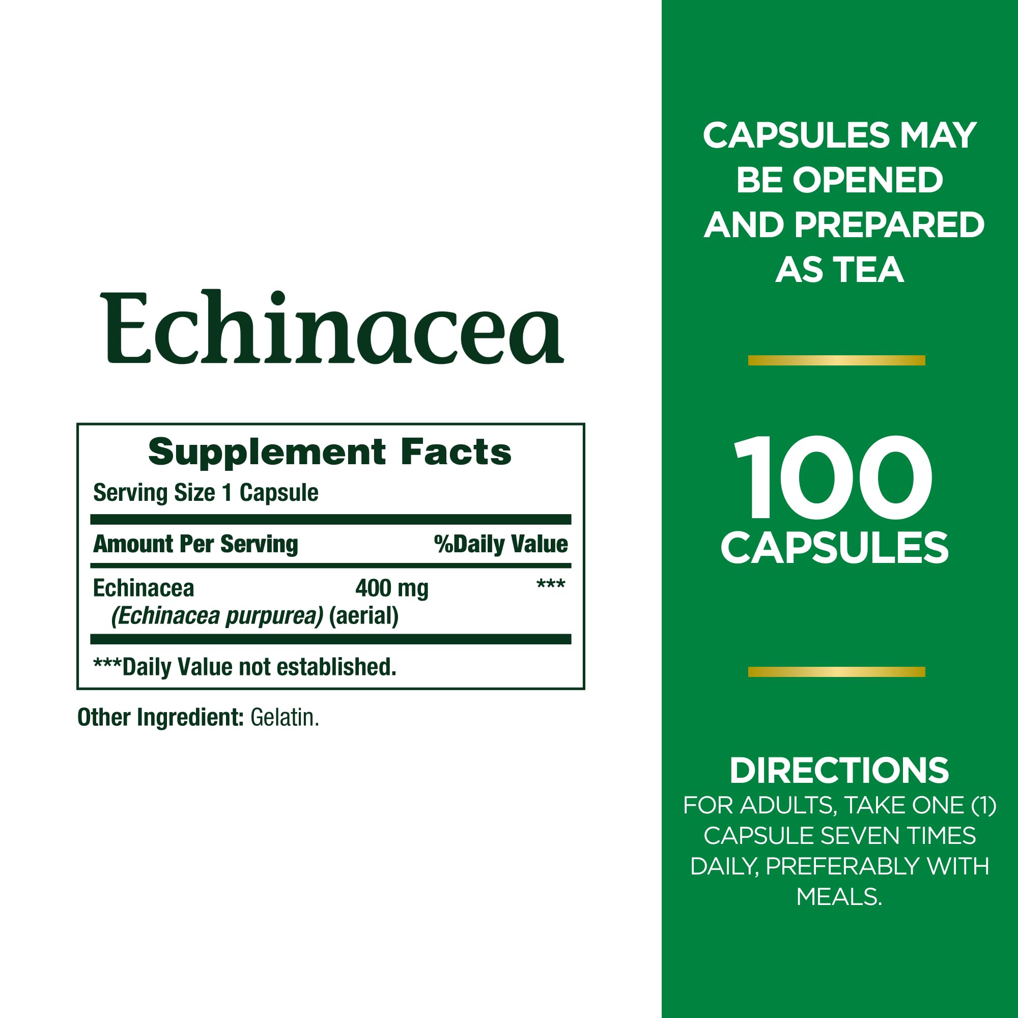 Supports overall wellness with echinacea
