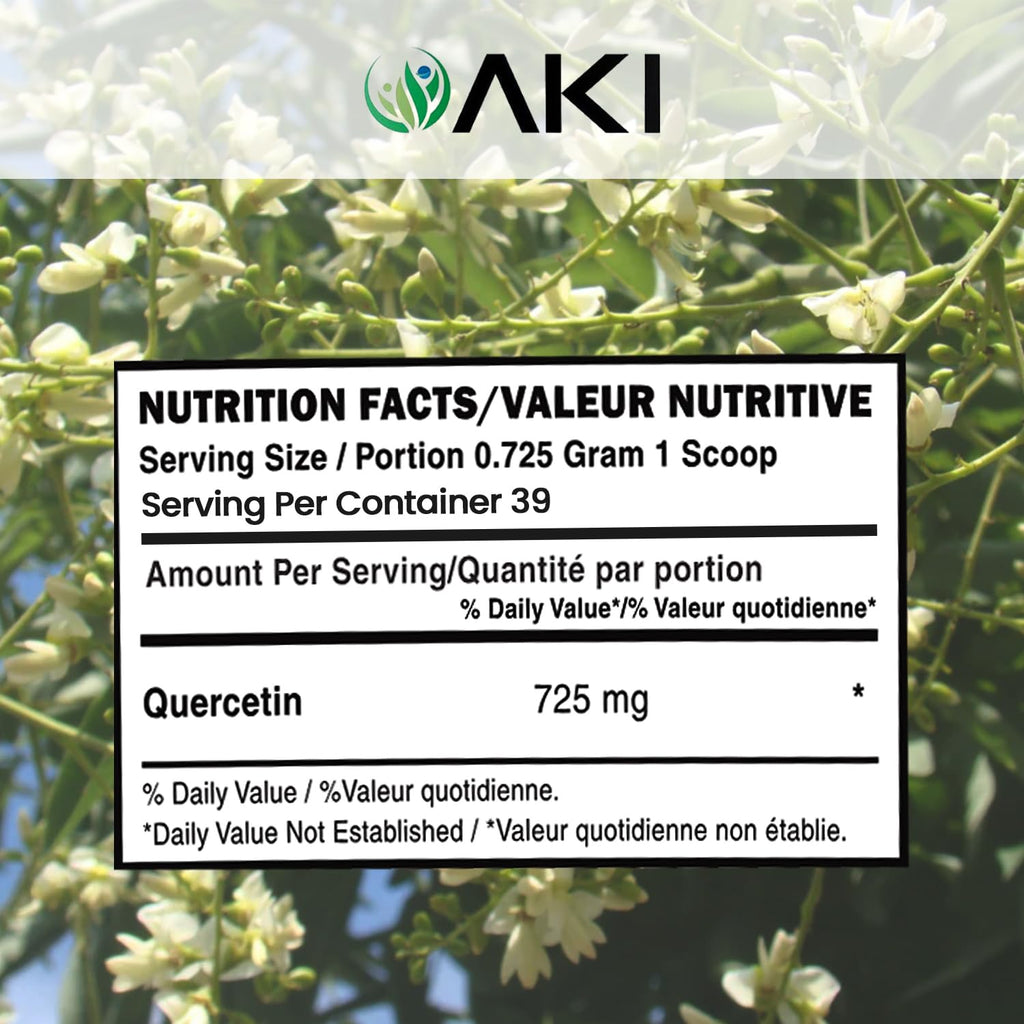 Supports overall wellness with Quercetin