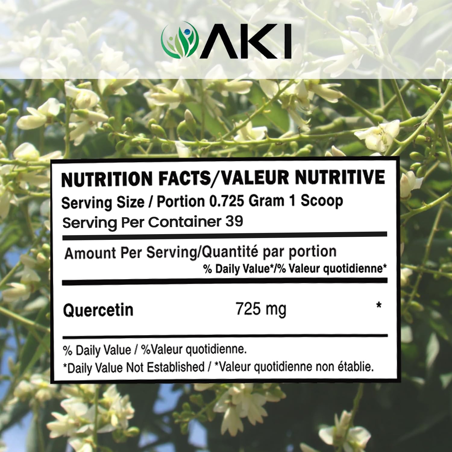 Supports overall wellness with Quercetin