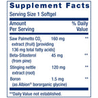 supports prostate health saw palmetto