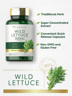 supports restful sleep with wild lettuce